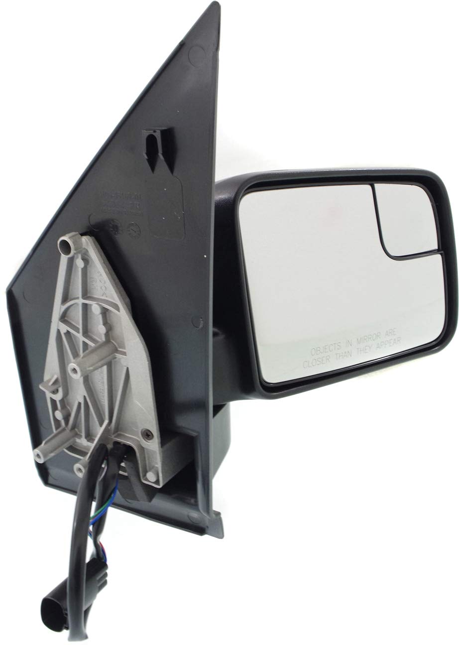 Kool Vue Passenger Side Power Mirror for Ford Transit Connect 2011-2013 With Spotter Glass Textured Built From October 4 2010