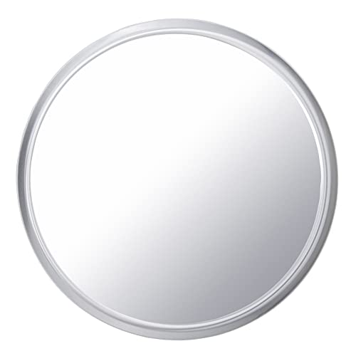 Restaurantware Met Lux 16 Inch Commercial Pizza Pan 1 Coupe Style Pizza Cooking Tray - Heavy-Duty 18-Gauge Aluminum Round Baking Tray Oven-Baking For Pizzas & More