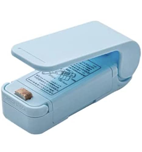 Portable Bag sealing machine mini magical sealer - latest upgraded snack sealer seals the bag to keep it fresh, small in size magnet attached to mount only takes 2 AA batteries and gently operate without any button. Perfect for bags of snacks