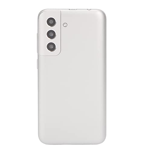 Unlocked Cell Phone, 4.5in White Mobile Phone for Smart Phone 4GB RAM 32GB ROM Dual SIM Phone, MTK6889 Deca Core, 5MP 13MP Camera, 4950mAh Battery