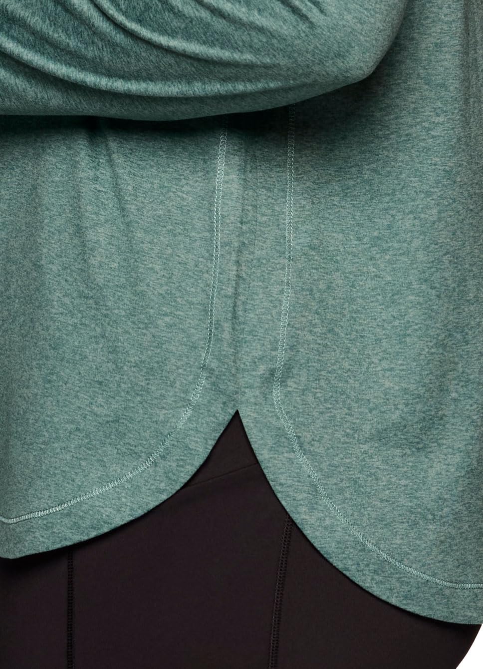 RBX Active Women's Plus Size Workout Top with Thumbholes, Buttery Soft Lightweight Long Sleeve T-Shirt Tunic Relaxed Fit Yoga Top F22 Periwinkle 3X