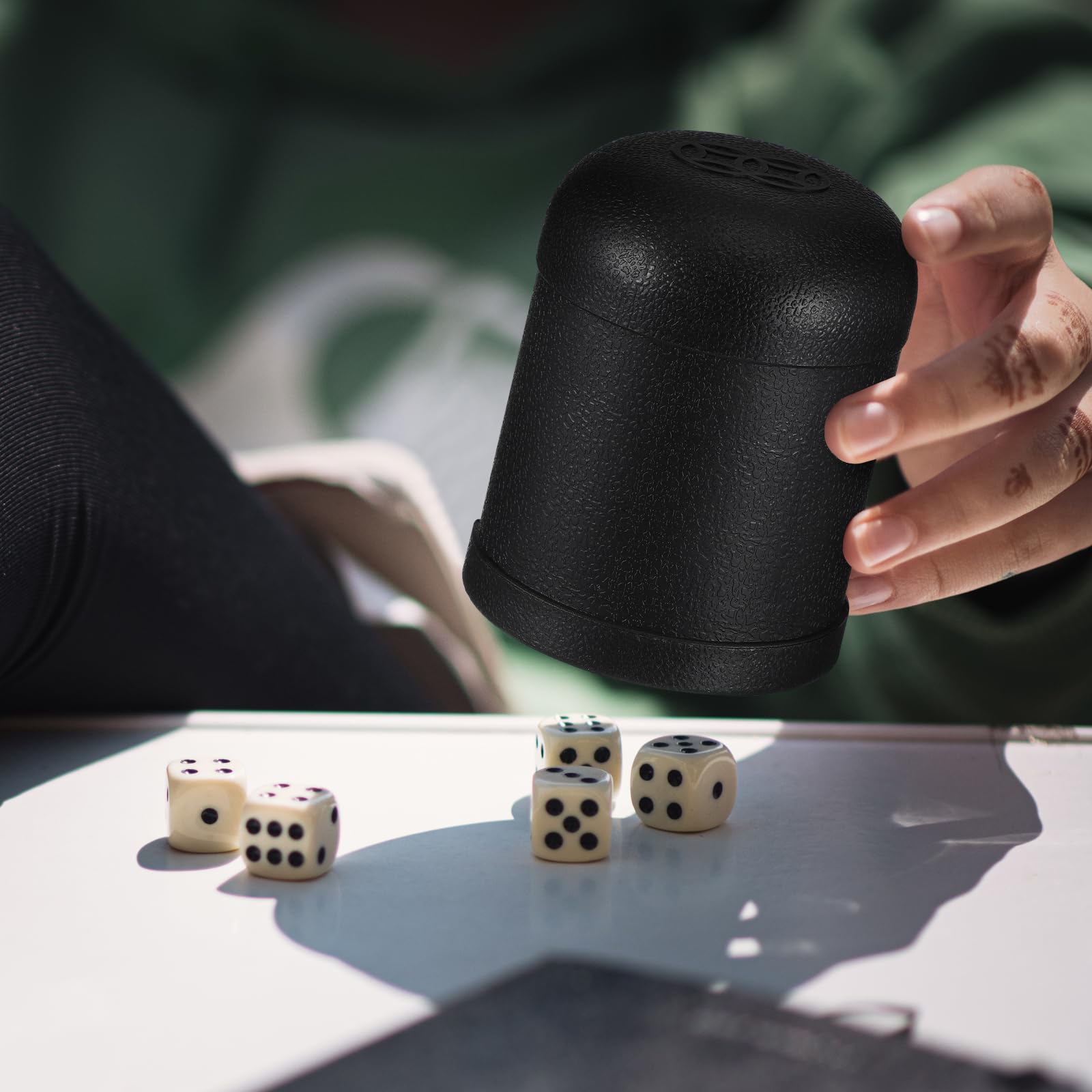 Toyvian Leather Dice Cups 20 PCS Dice Cups Dice Shaker Cup Professional Dice Cups Plastic Shaker Dice Vintage Dice Cups Black Leather Dice Cups for Dice Games