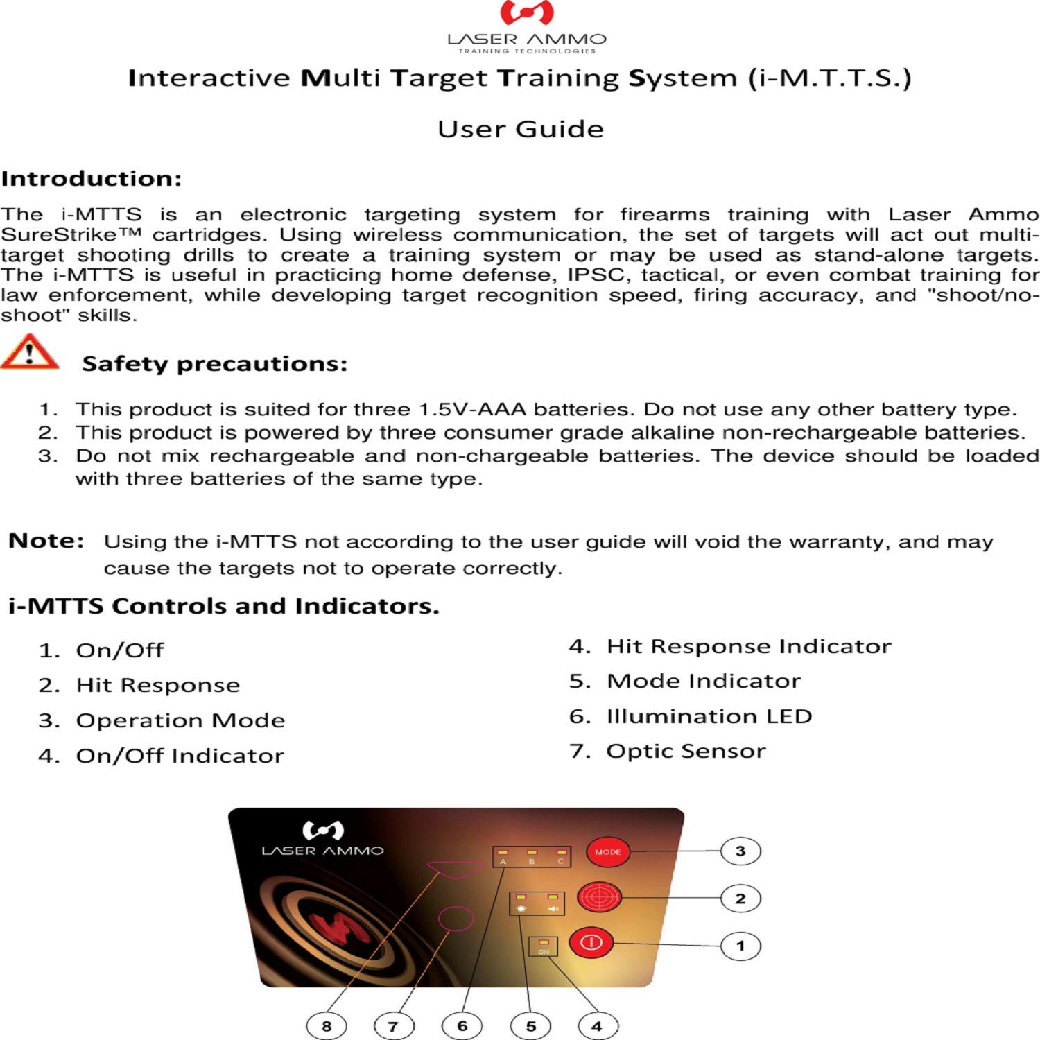 Laser Ammo Interactive Multi Target Training System i-MTTS (Select Amount of Units for Your Preferred Setup) - Create Countless Training scenarios in The Comfort of Your Home (5)
