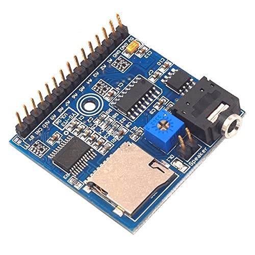 Voice Playback Module MP3 Reminder Board TF-Card Slot Adjustable Potentiometer Serial Port Expansion Board for Arduino