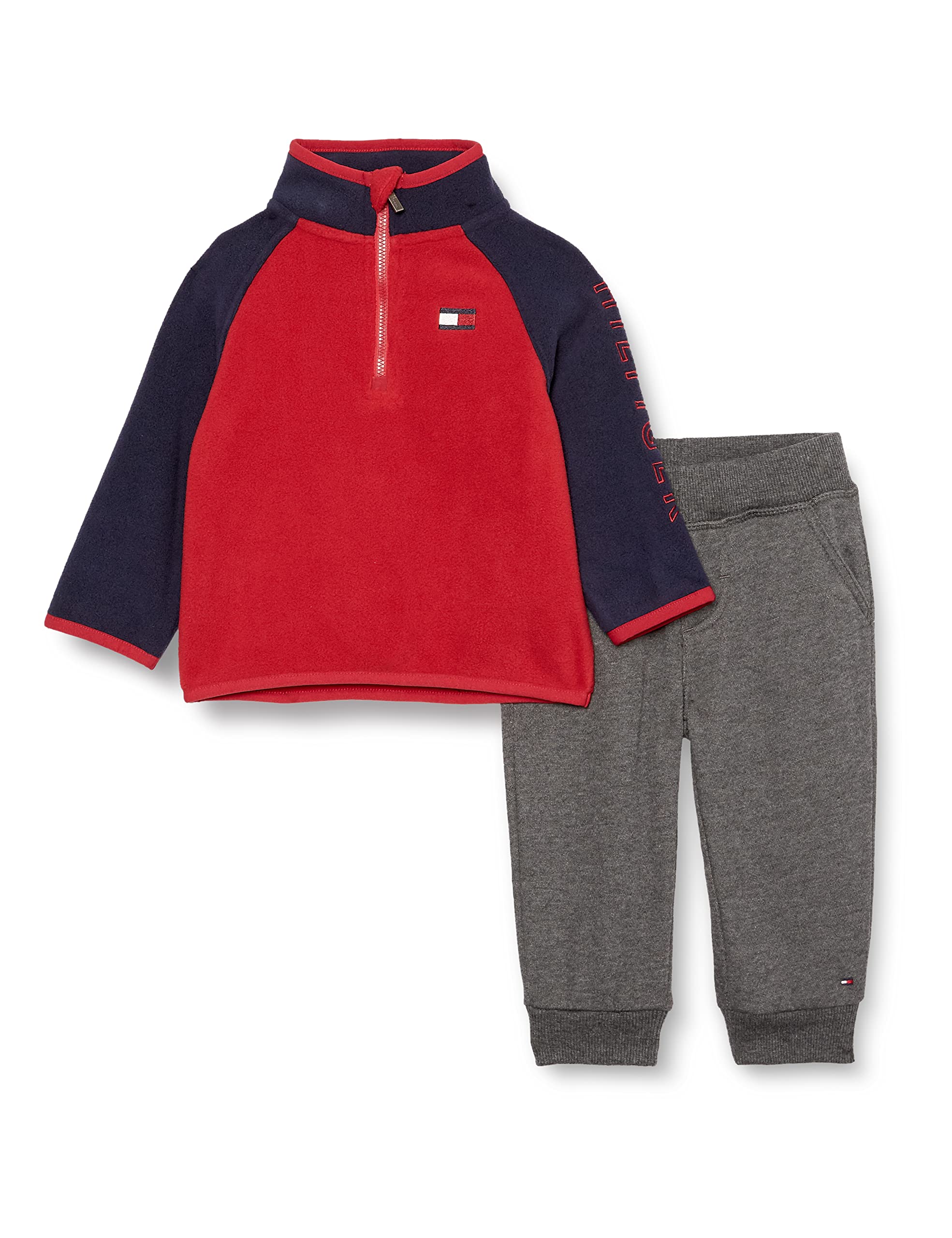 Tommy Hilfiger Baby Boys 2 Pieces Jogger And Toddler Layette Set, Navy Blazer, 18M US