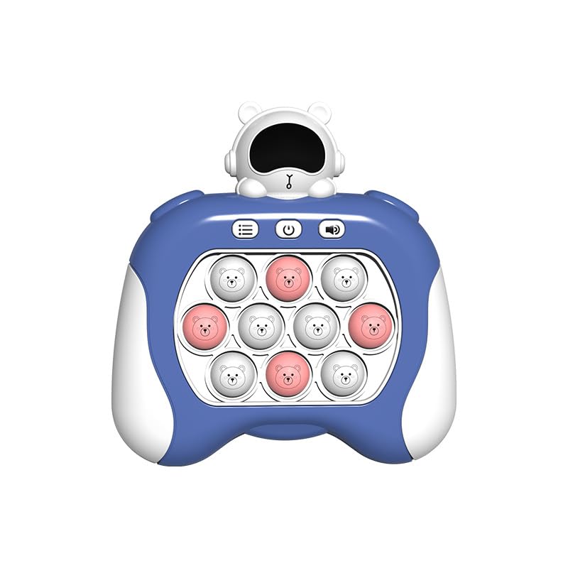 LLXLY Quick Push Game Console, A Toy Game Machine That Exercises Reaction Ability and Improves Concentration | Gift Idea for Kids & Teens Boys & Girls Ages 3-12 Years Old & Up (Brown Dinosaur)