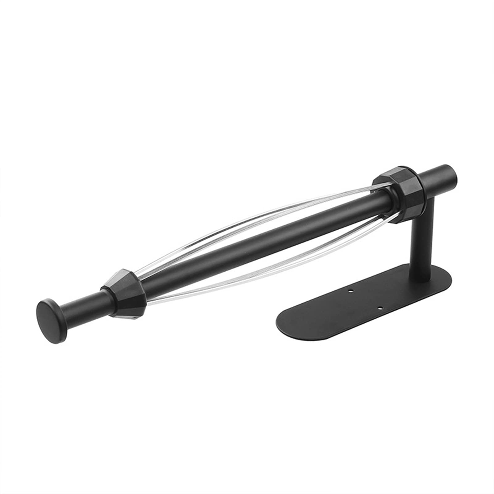 Paper Towel Holder Under Cabinet, Meritpick Single Hand Operable Paper Towel Holder Wall Mount, Under Counter Paper Towel Holder with Damping Effect, Adhesive or Screw for Kitchen Bathroom