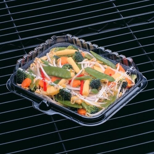 Pactiv Clearview TrayMates Shallow Rectangle Tray Lid For 2S Foam Tray, Clear | 252/Case