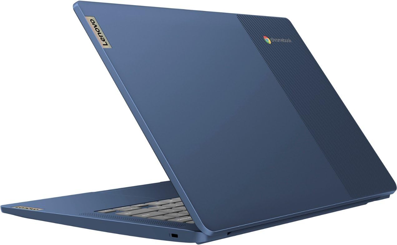 Lenovo 2023 Newest Slim 3 Chromebook Laptop for Students, 14 Inch FHD Touch-Screen, MediaTek Kompanio 520 Processor, 4GB RAM, 64GB eMMC, MediaTek Graphics, Wifi6, Bluetooth, Chrome OS, Abyss Blue