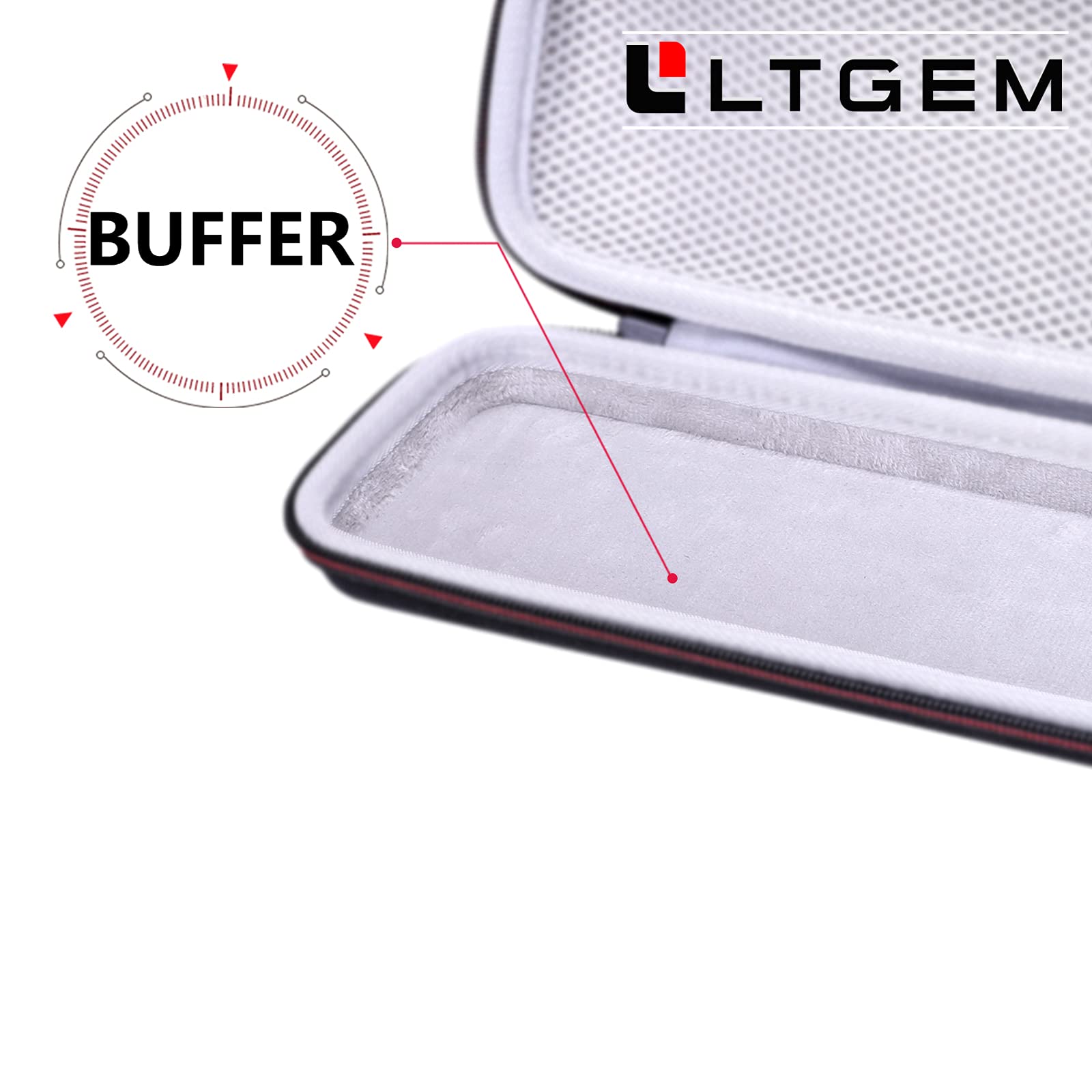 LTGEM Hard Case for Korg nanoPAD2 Slim-Line USB MIDI Pads/Korg nanoKONTROL2 Slim-Line USB Control Surface/Korg 25-Key Midi Controller