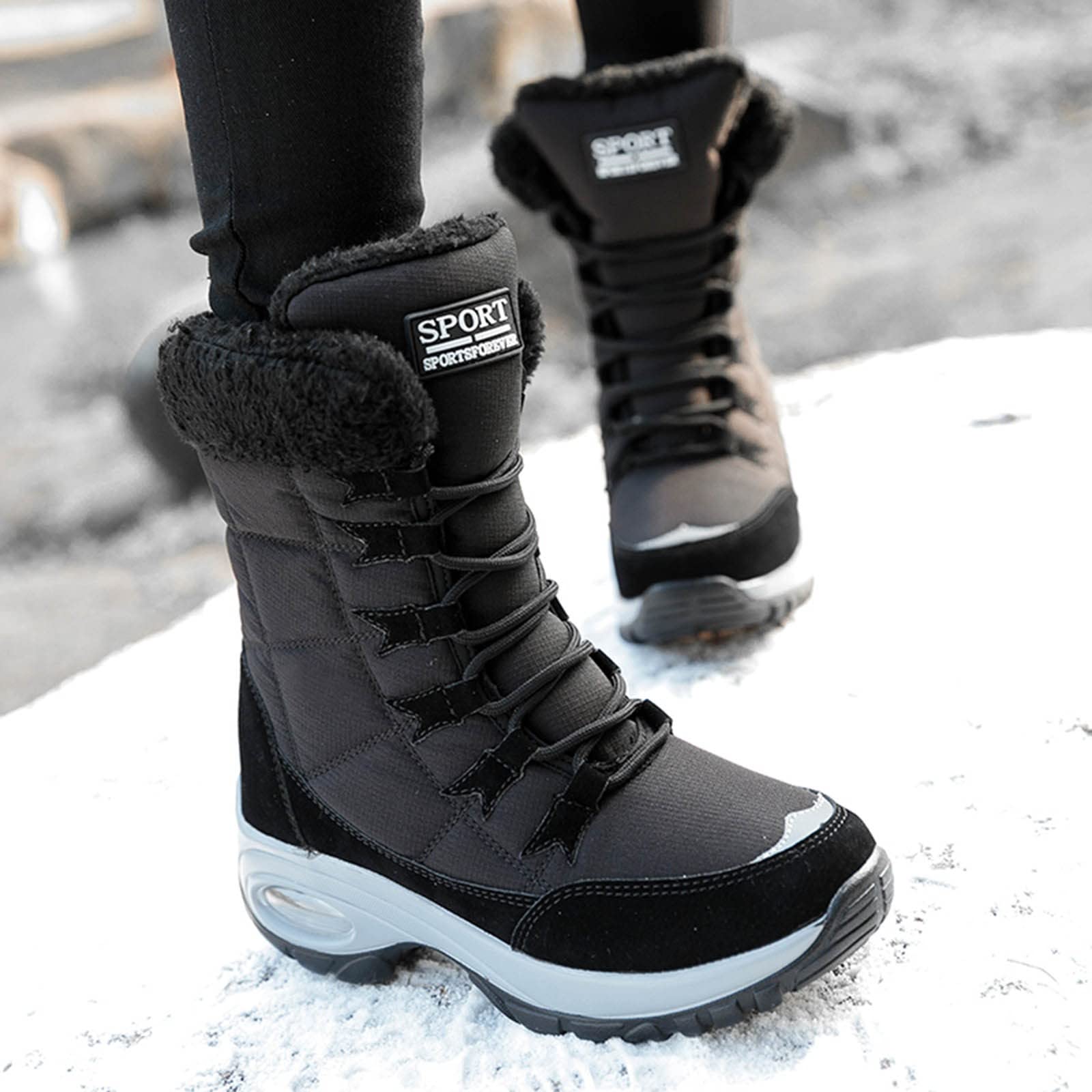 Point Boot Men Waterproof Hiking Boot Shoes Cotton Short Shoes Men Hiking