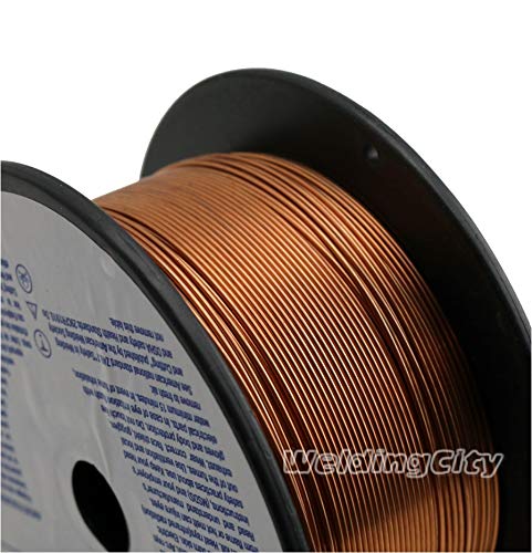 WeldingCity Mild Steel MIG Welding Wire ER70S-6 30-Lb Roll 0.030" (0.8mm) 12"-spool