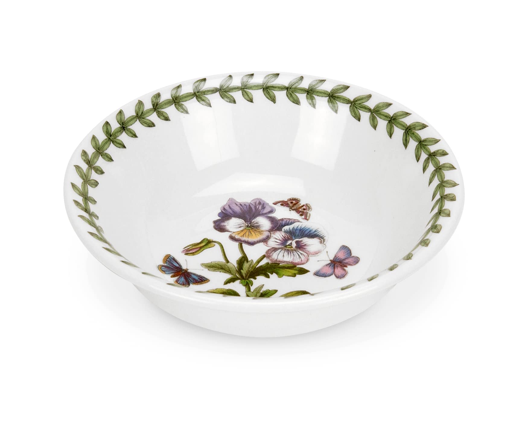 Portmeirion Botanic Garden Mini Bowl | Set of 6 Bowls with Assorted Motifs | 5 Inch | Made from Fine Earthenware | Microwave and Dishwasher Safe | Made in England