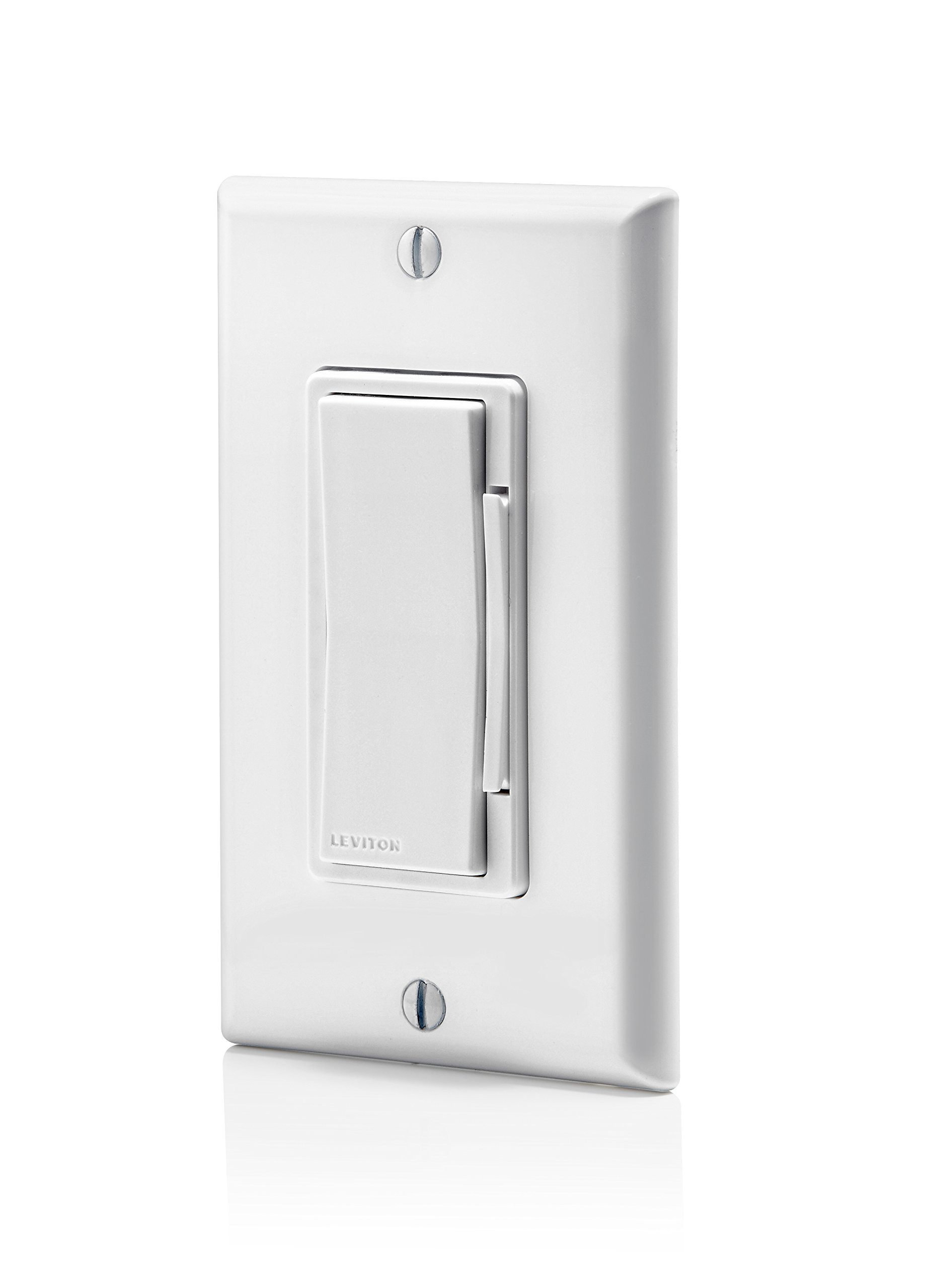 Leviton Decora Digital Dimmer Switch for Dimmable LED, Halogen and Incandescent Bulbs, DDL06-1LZ, White