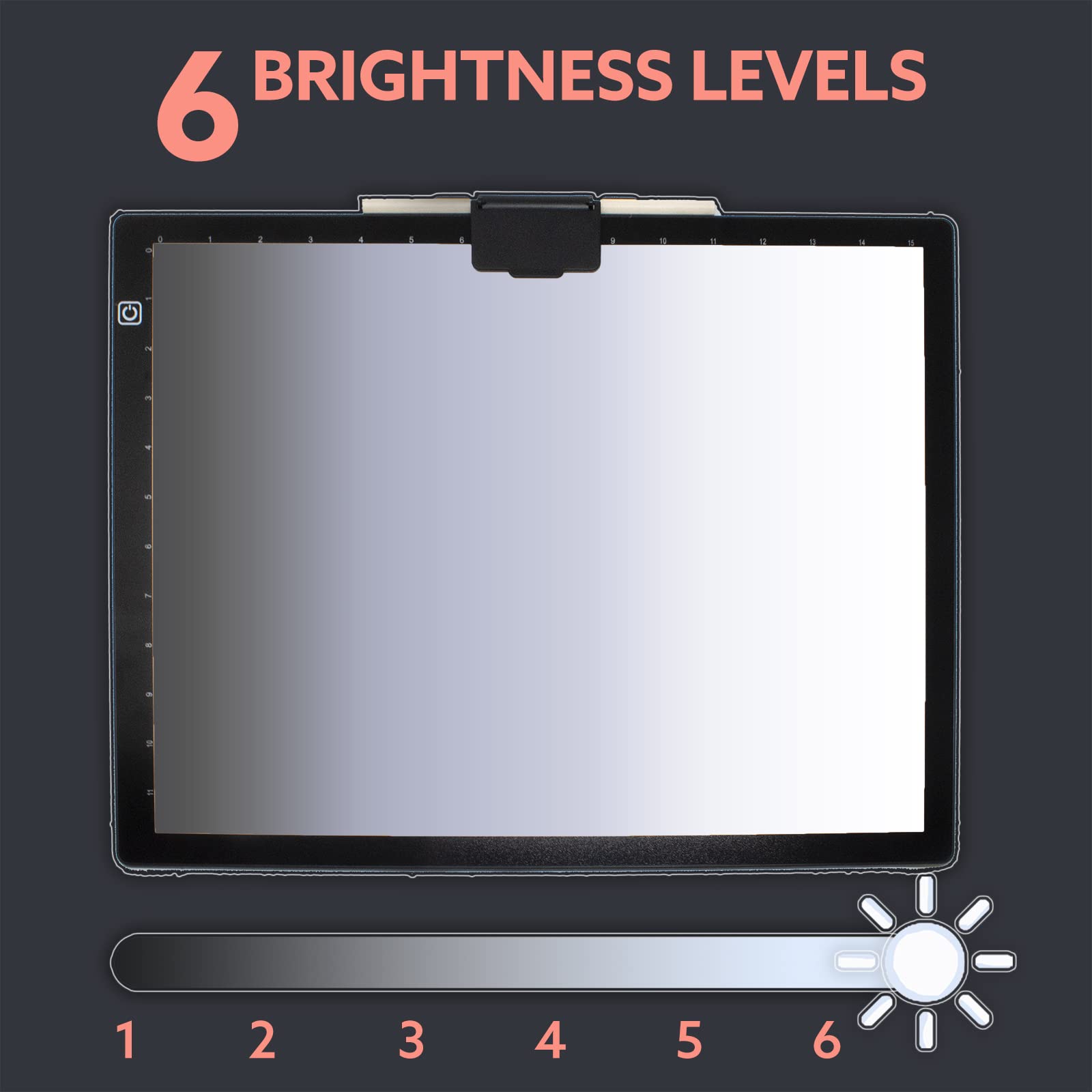 Picture/Perfect A3 LED Bright Light Pad for Diamond Painting - Professional Quality - USB Powered Light Board Kit, Adjustable Brightness with Premium Pen and Paper Holder