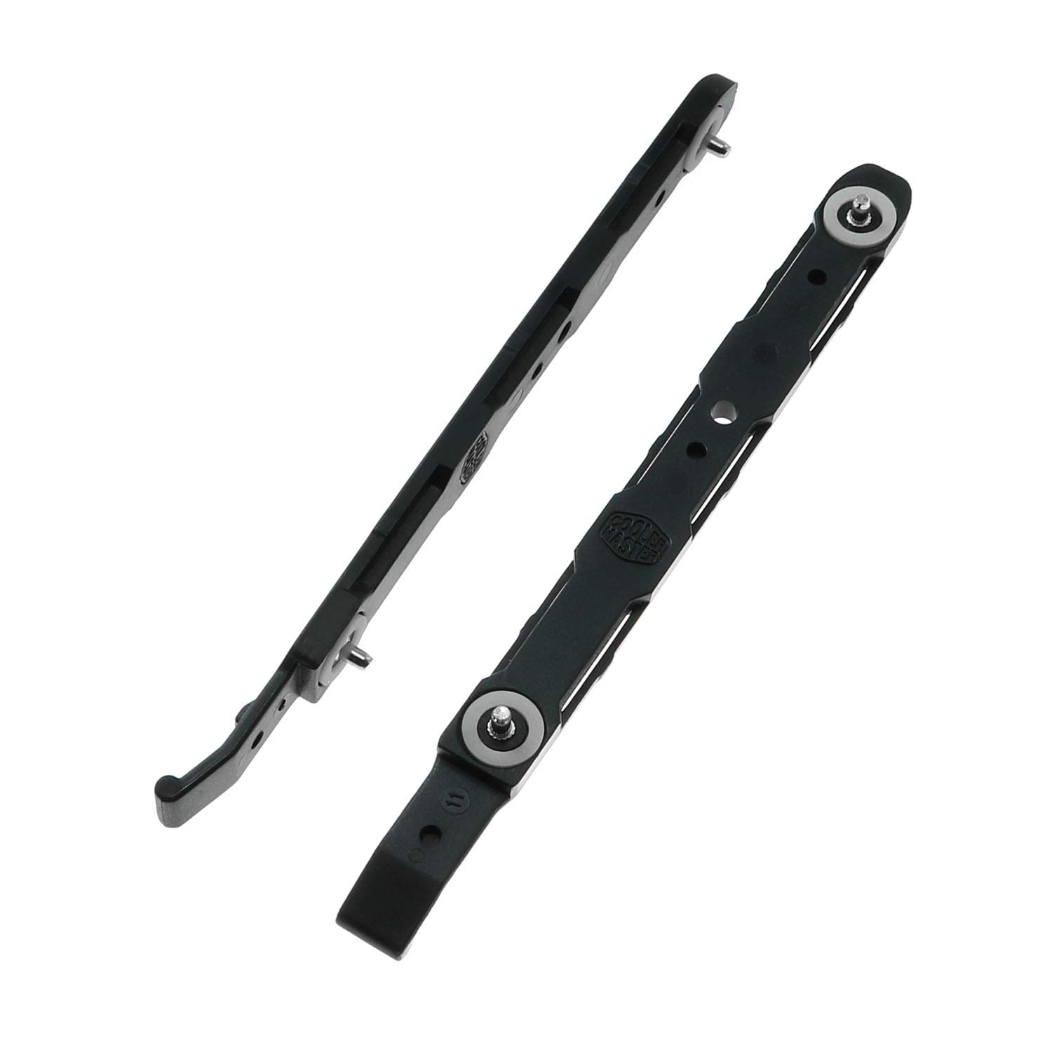 Maxmoral 2pcs Chassis Hard Drive Mounting Rails Plastic Black