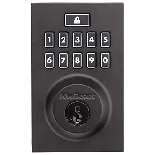Kwikset CP913CNT-514S Kwikset 913CNT-S SmartCode Contemporary Single Cylinder Touchpad Electronic Deadbolt