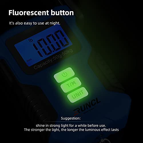 RUNCL Waterproof Fishing Scale with Lip Gripper + RUNCL 4 Packs Fishing Tackle Box
