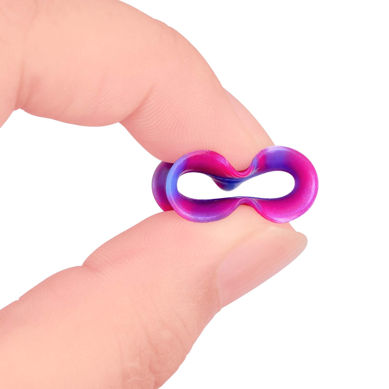 Longbeauty 40PCS Soft Silicone Ear Gauges Flesh Tunnels Plugs Stretchers Expander Camouflage Pattern Ear Piercing 2g-16mm