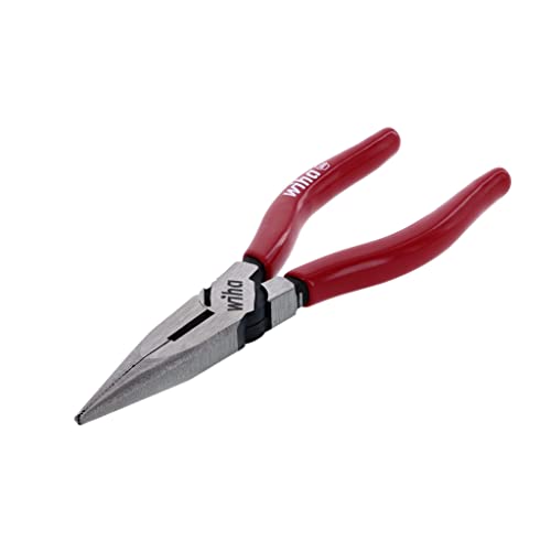 Wiha 32618 Long Nose Pliers With Cutters, 6.3"