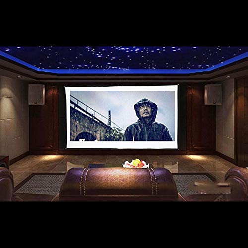 KXDTZ 60β 72β 84'' Portable Projector Screen 16:9 White 84 Inch Diagonal Video Projection Screen Foldable Wall Mounted (Size : 84 inch)