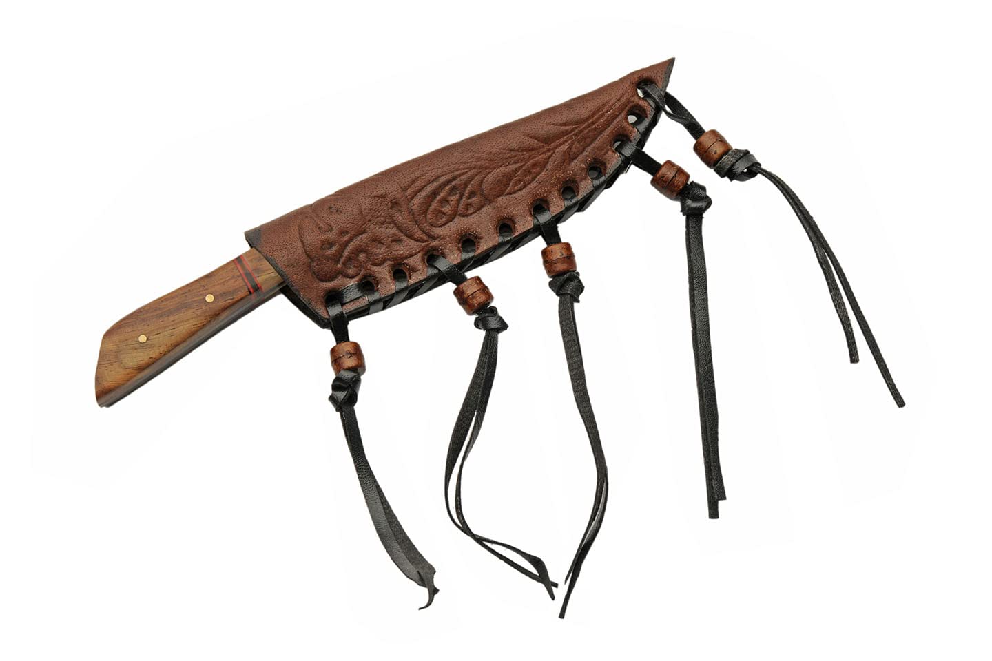Little Stag Bone/Wood Handle 5.75″ Stainless Steel Hunting Knife