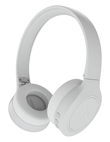Kygo Life A4/300 | On-Ear Bluetooth Headphones, aptX® Codecs, Built-in Microphone, Memory Foam Ear Cushions, 16 Hours Playback (White)