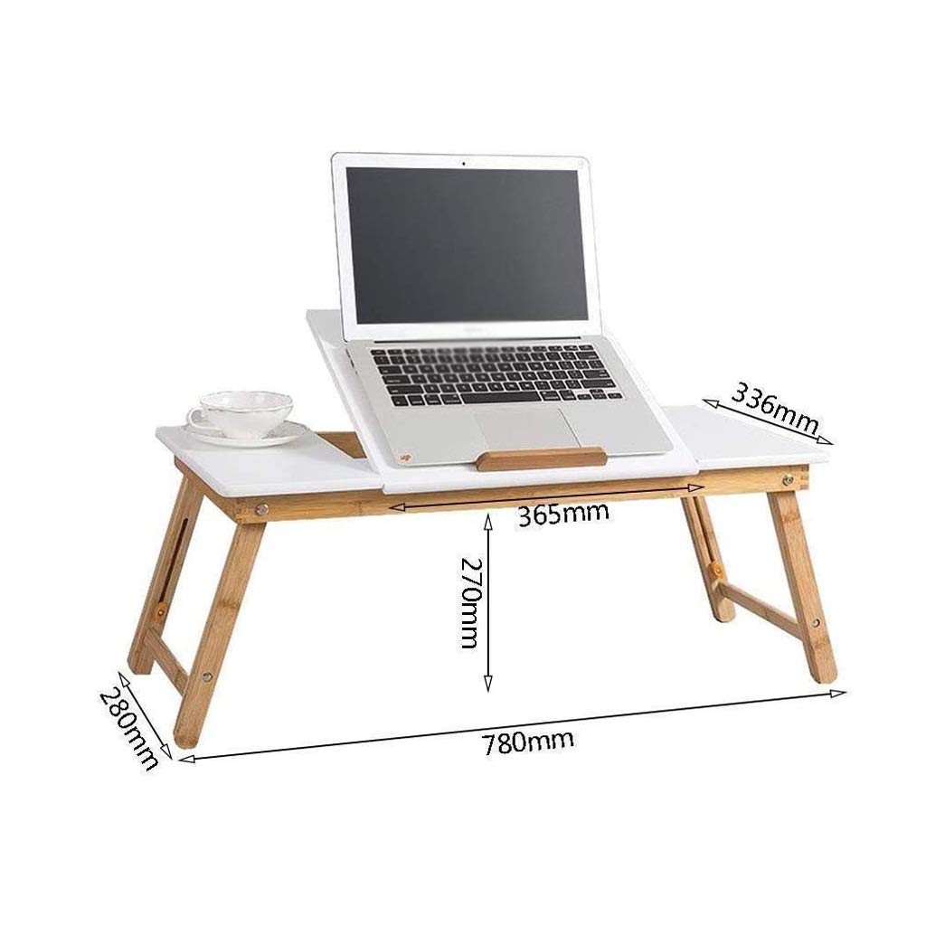 KXDTZ Laptop Folding Table, Folding Desk Retractable Multi-Function Computer Desk Dormitory