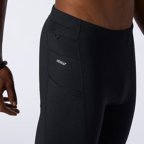 New Balance Men's Impact Run Heat Tight, Black , Medium