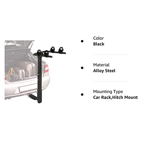LUCKYERMORE Bike Rack Hitch Bike Rack for SUV with Adjustable&Foldable Steel Frame, Car Bike Racks for 2 Bikes Bike Carrier Hitch Mount with 2-inch Receiver