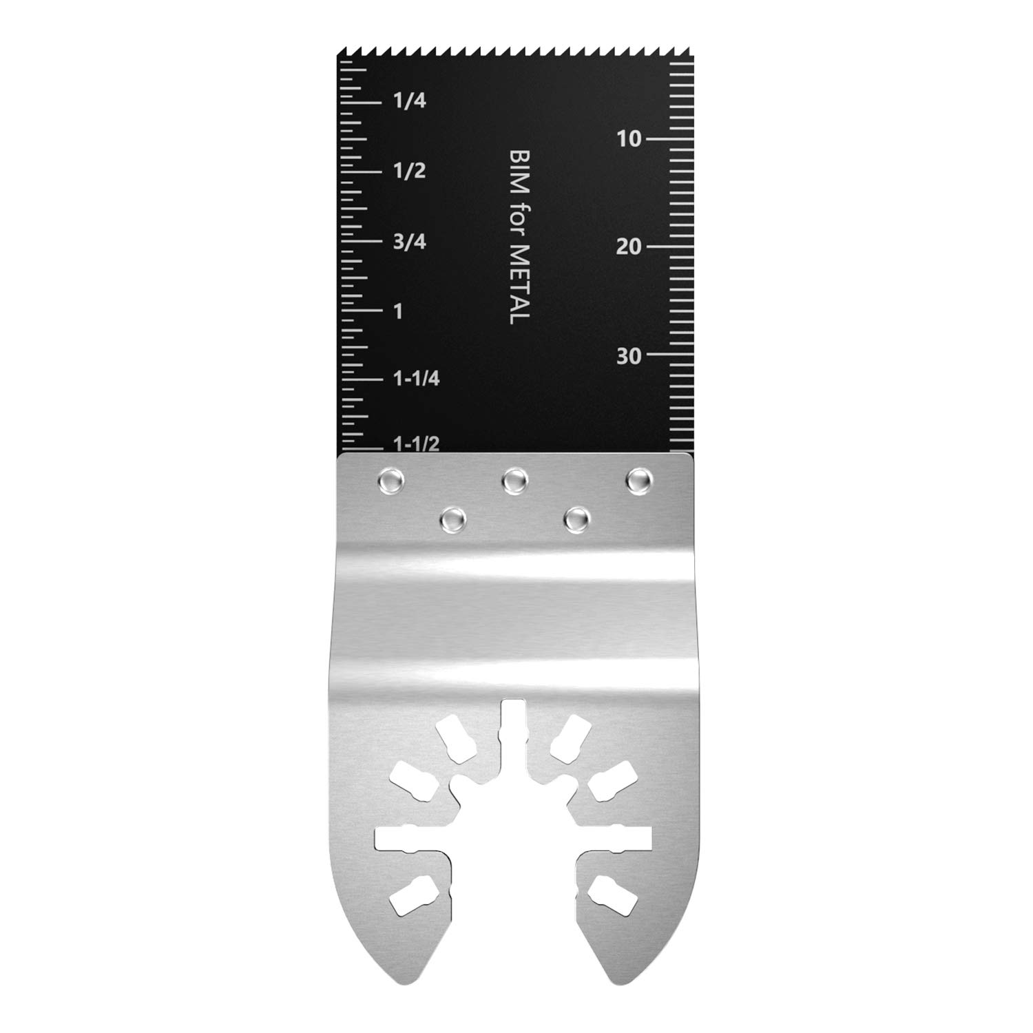 Littlegrass 10pcs Professional Bi-Metal Oscillating Saw Blades Universal Quick Release Multitool Tool Blade for Bosch Craftsman Dewalt Fein Multimaster TCH Makita Milwaukee, White