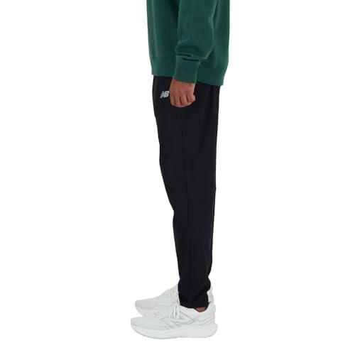 New Balance Men's Impact Run Woven Pant, Black, Medium