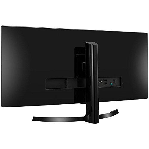 LG 34UM68 21:9 FHD IPS 34-inch Monitor Bundle with 6-Outlet Surge Adapter with Night Light, 2X HDMI Cable and Screen Cleaner (Large Bottle) for LED TVs