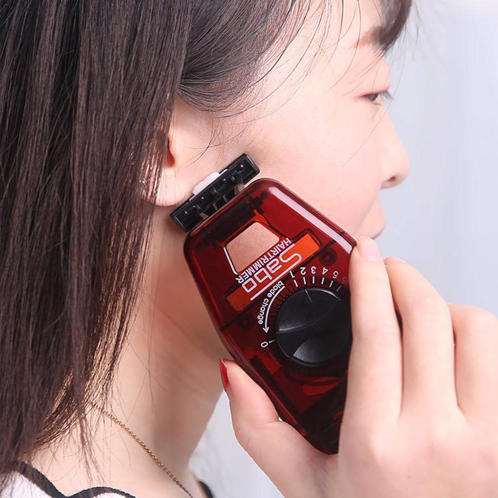Multi-Functional Manual Hair Trimmer, Portable Adjustable Trimming Hair Comb, Hair Clipper Hair Split Ends Face Tool Grooming for Travel