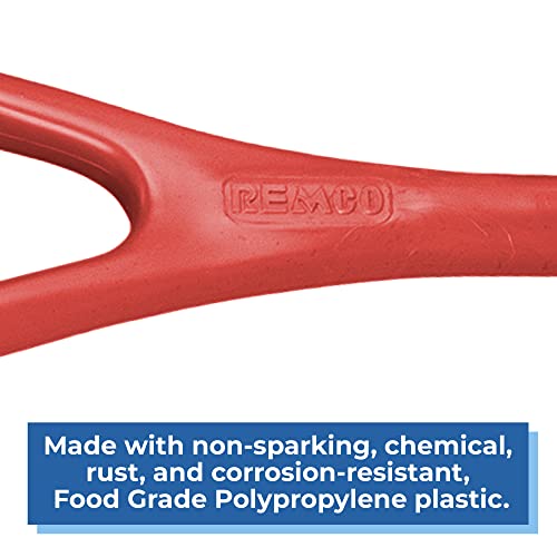 Remco 69824 Seamless Hygienic Shovel - BPA-Free, Food-Safe, Commercial Grade Kitchen and Gardening Accessories, 14", Red