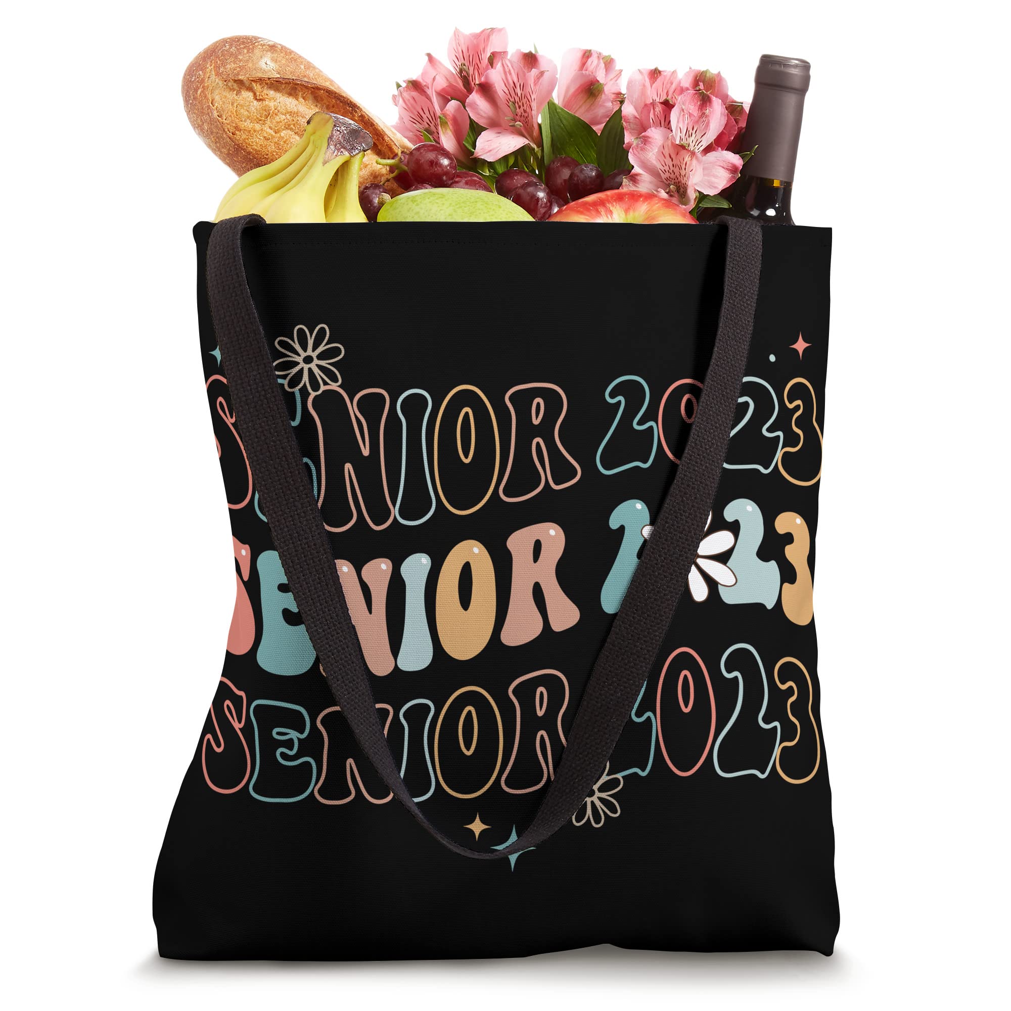 Senior 2023 Retro Class of 2023 Seniors Graduation 23 Tote Bag