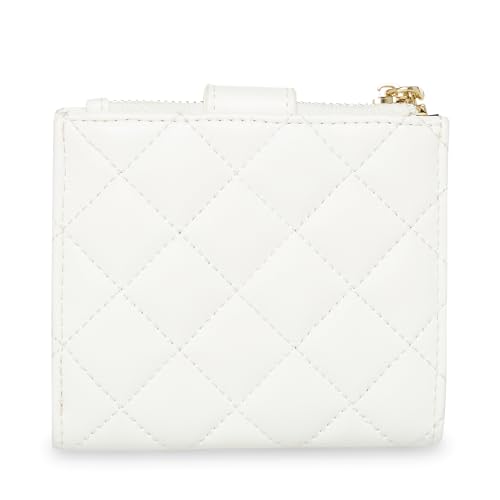 Steve Madden JEM Bifold Card Case, White Gold
