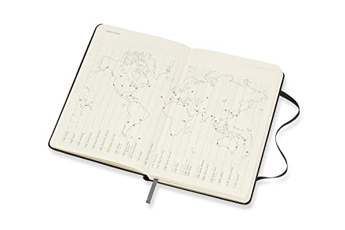 Moleskine Classic 18 Month 2021-2022 Weekly Planner, Hard Cover, Pocket (3.5" x 5.5"), Black
