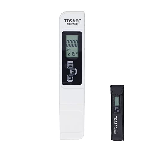 TDS Meter, HD Display, Digital Water Tester, Portable, Easier to Read, High Sensitivity for Aquaculture