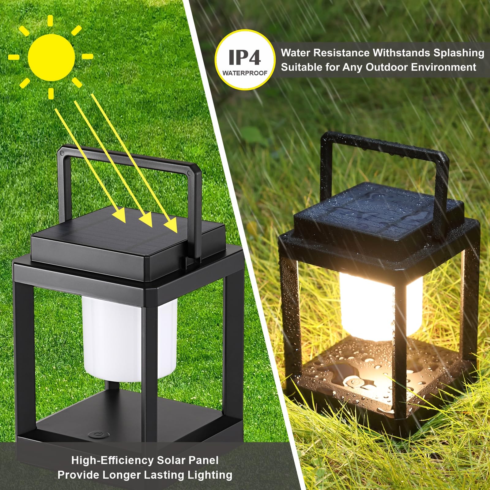 Solar Outdoor Wall Lights, Motion Sensor Outdoor Wall Sconce Light Fixture, Exterior Waterproof Wall Lantern, Solar Outdoor Wall Porch Lights for Patio (Solar Lantern)
