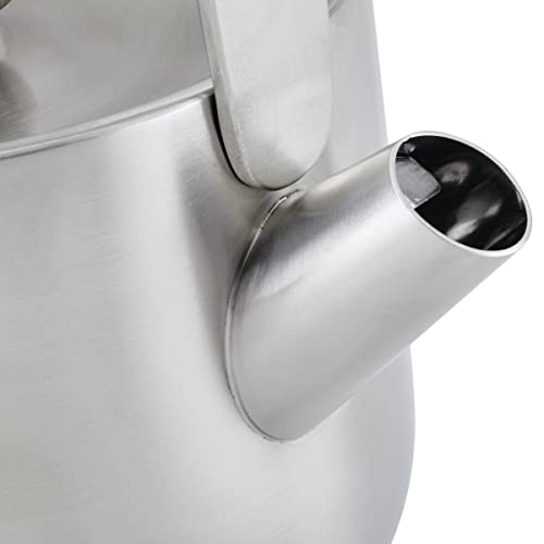 KitchenAid Teakettles Stainless Steel Whistling Teakettle, 1.9 Quart - Brushed Stainless Steel