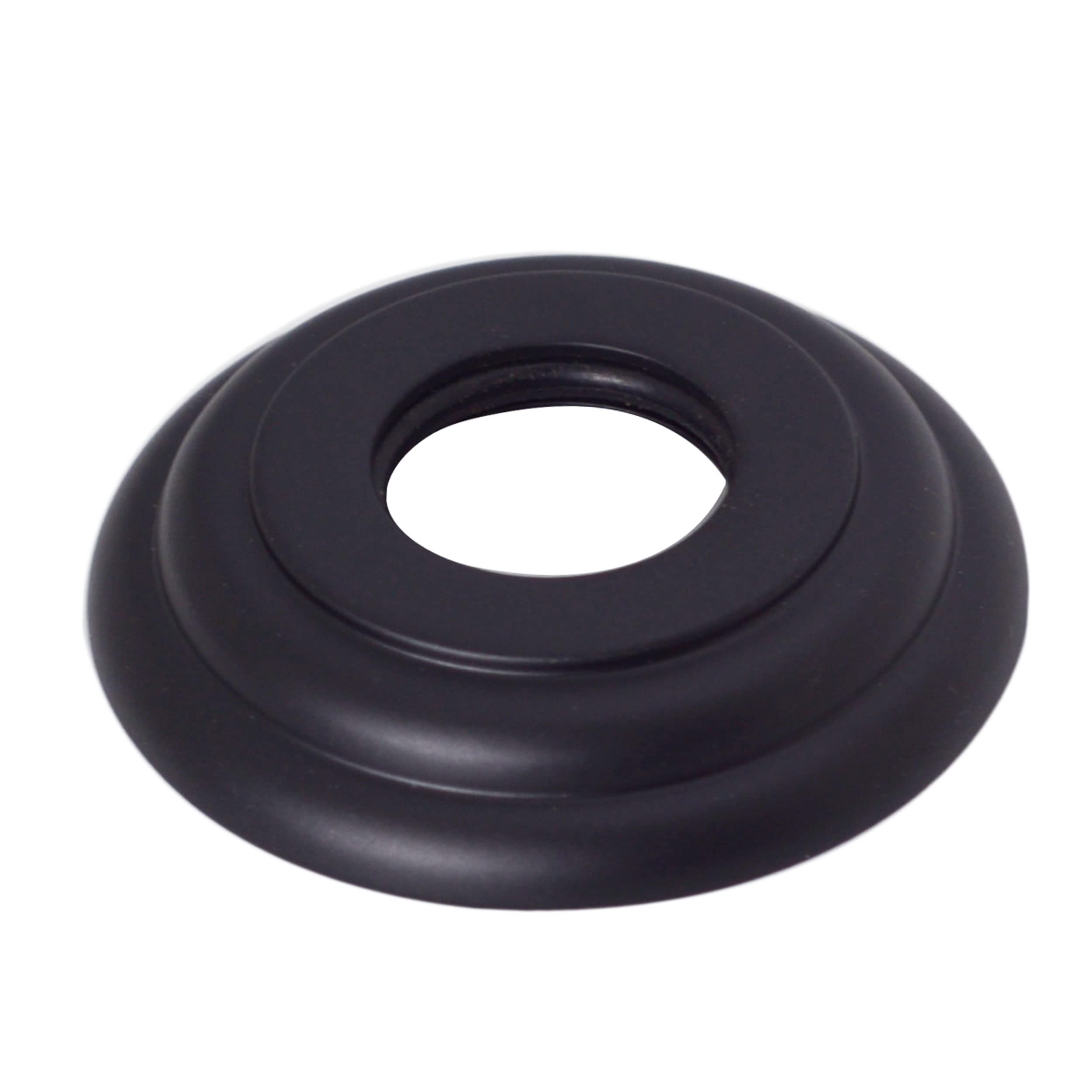 Westbrass 1/2" IPS x 24" Ceiling Mounted Shower Arm with Flange, Matte Black, D3624A-62