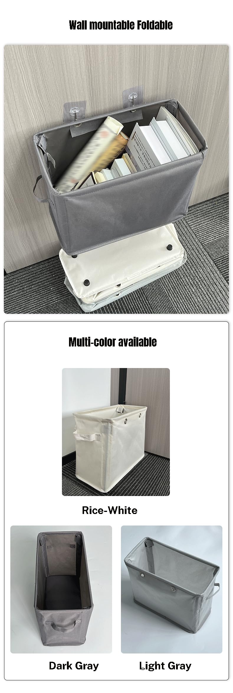 Under Desk Storage Basket For Work ,Mobile Rolling Cart ,Multipurpose Organizer, Storage Basket with Caster Wheels for Home Office School