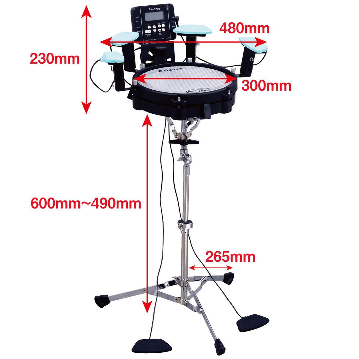 Mini Jun Compact Electronic Drum Set