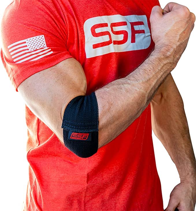 SERIOUS STEEL FITNESS Compression Cuff | Arm, Bicep, Calf and Elbow Compression Sleeve (Black, 3X-LARGE)
