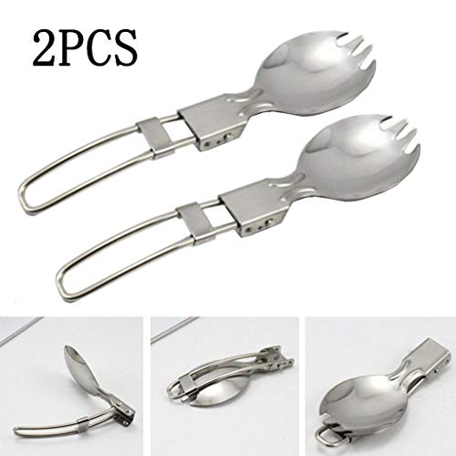 round Table Set for 8 Portable Folding Dual-use Cutlery Spoon Steel Spoon Stainless With Fork Fork Kitchen,Dining & Bar Dining Table with Storage Set for 4