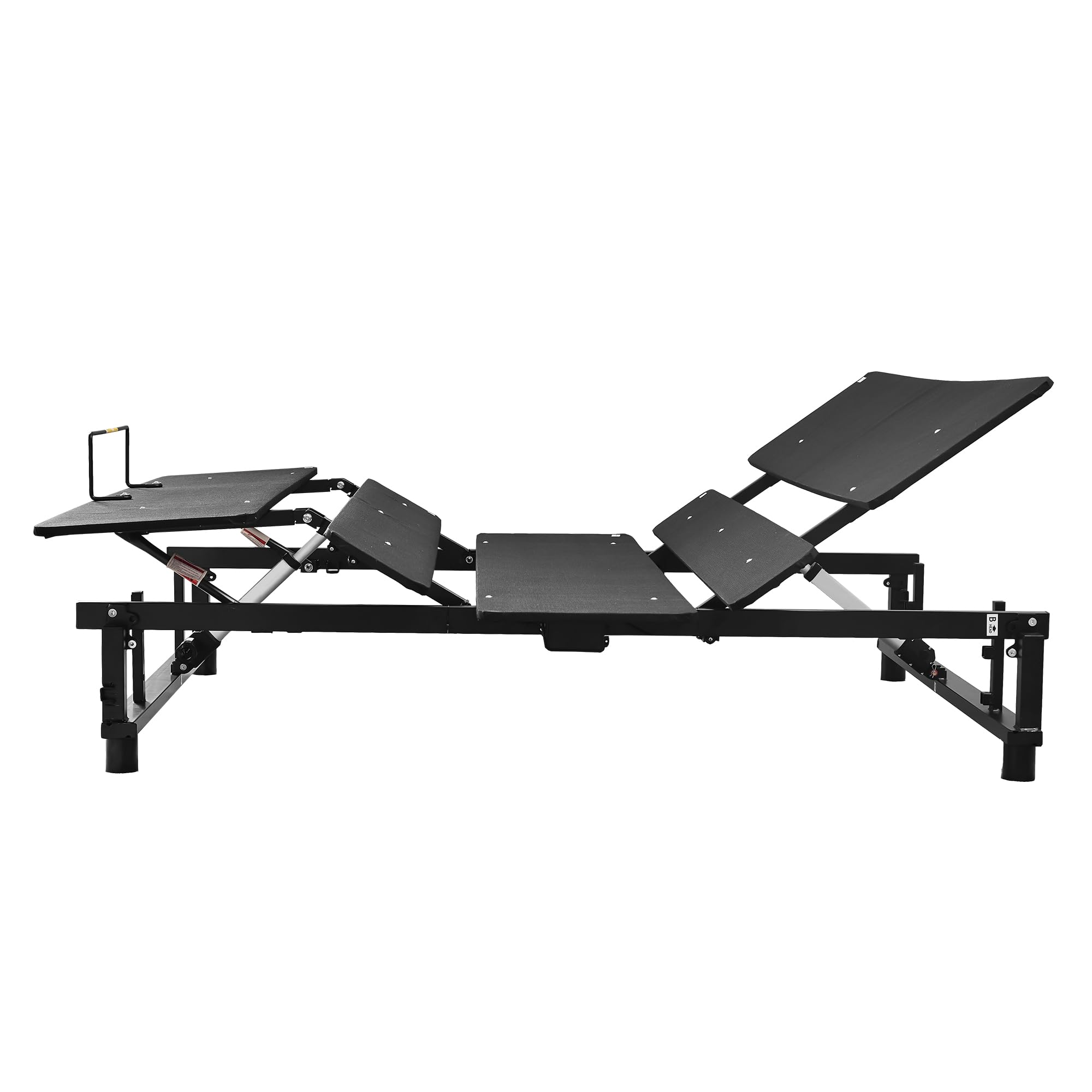 LETSHOME Electric Adjustable Bed Frame, Ergonomic Basic King Size Bed Base with Upgraded Motors and Wireless Remote Control, Independent Head and Foot Incline, Assembly Required