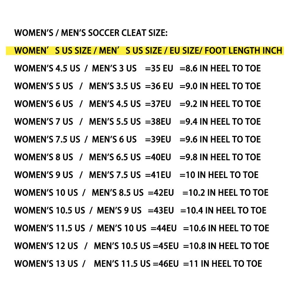MEBAMY Comfortable Turf Soccer Cleats Athletic Football Shoes AG/TF Ground Boots Breathable Shoe Trainer Soccer Shoe