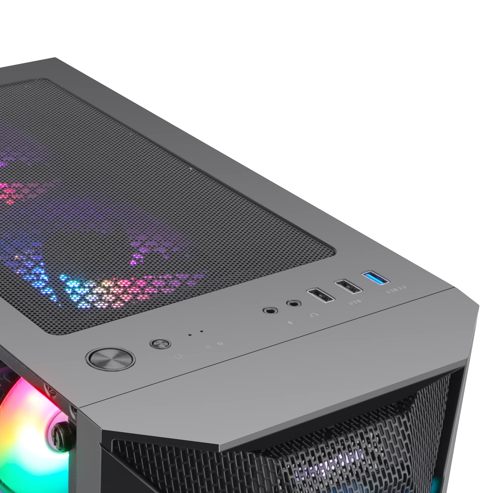 TJJ Snake Gaming PC Desktop - Intel Core i5-12400, GeForce RTX 3060 12GB, 16GB DDR4 3200 with RGB, 1TB NVMe M.2 SSD, Built-in WiFi 6, VR Ready, Keyboard & Mouse Combo, Win 10 Home
