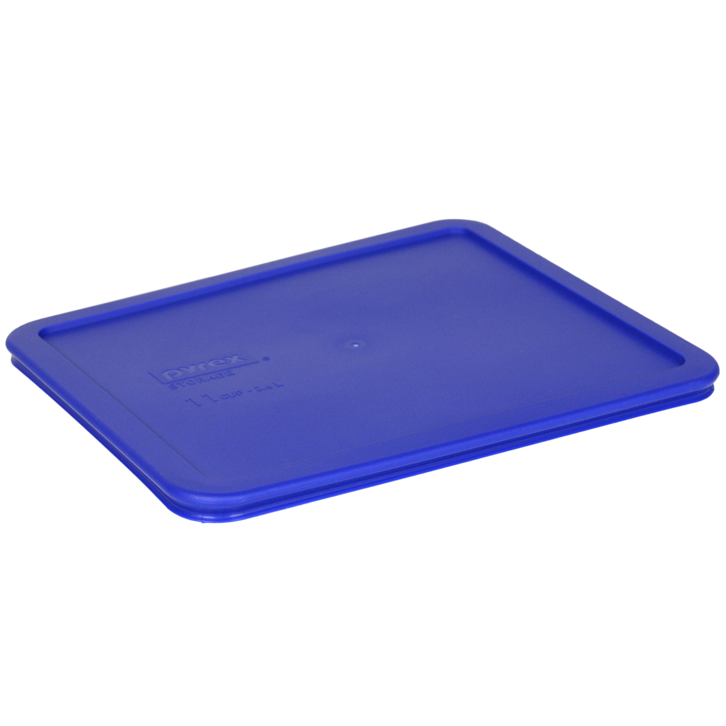PYREX 7212-PC Light Blue 11-cup Rectangular Plastic Cover for Glass Dish